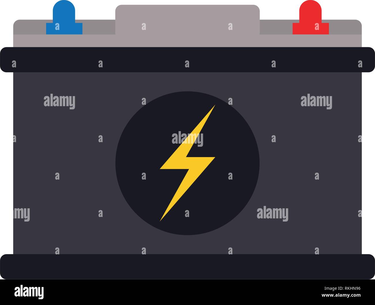 Car battery symbol isolated Stock Vector Image & Art - Alamy