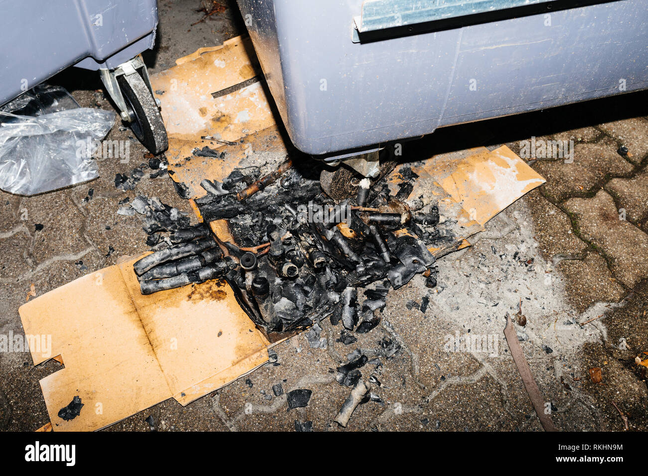 Burnt fireworks hi-res stock photography and images - Alamy