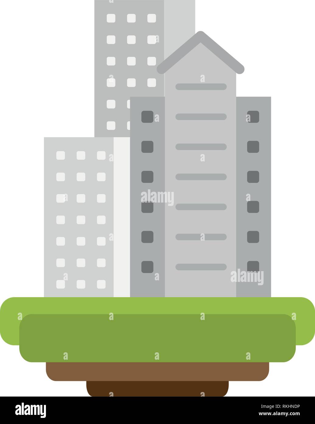 Apartment building in nature cartoon Stock Vector Image & Art - Alamy