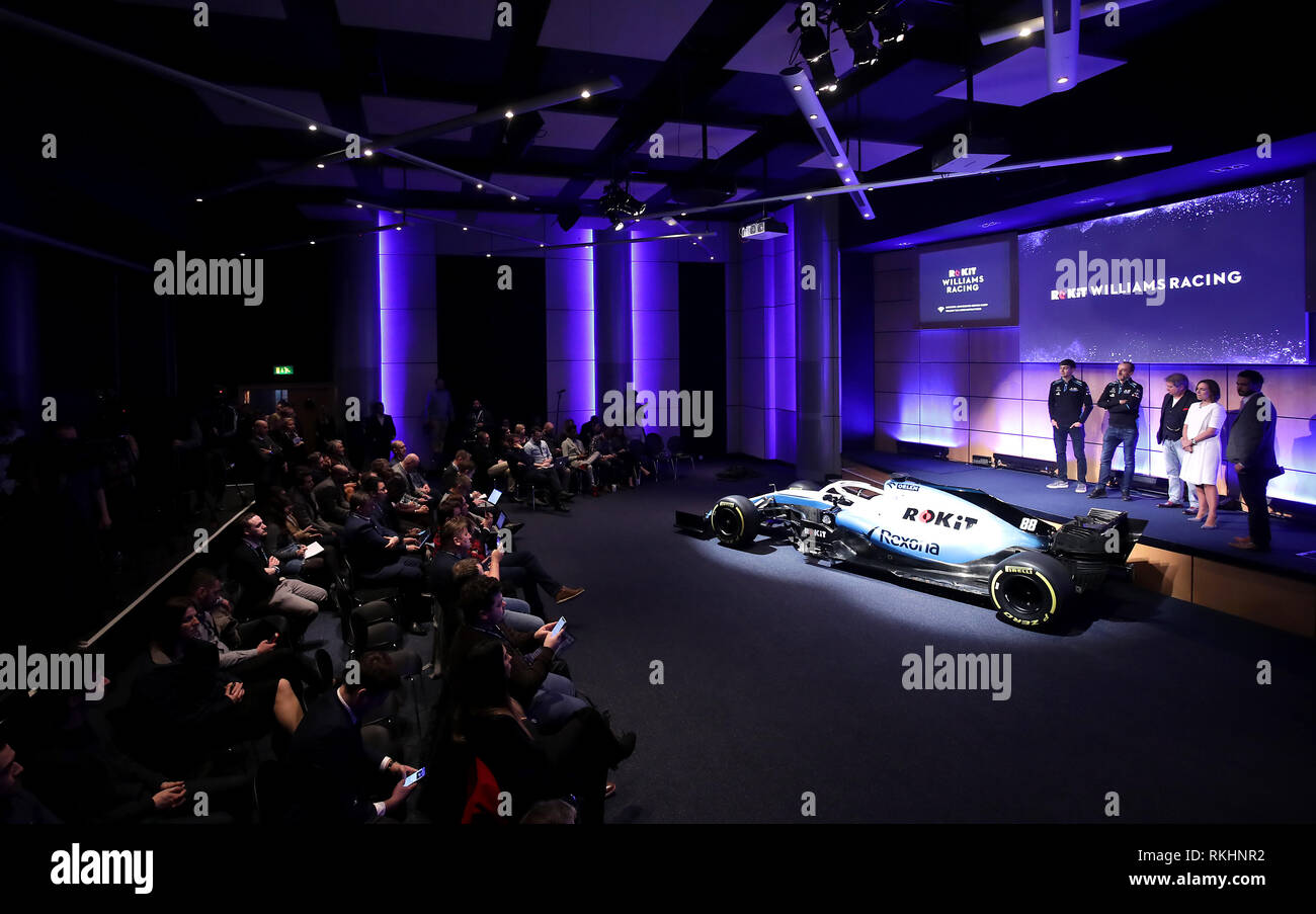 Unveiling of the new livery during the Williams 2019 livery launch at ...