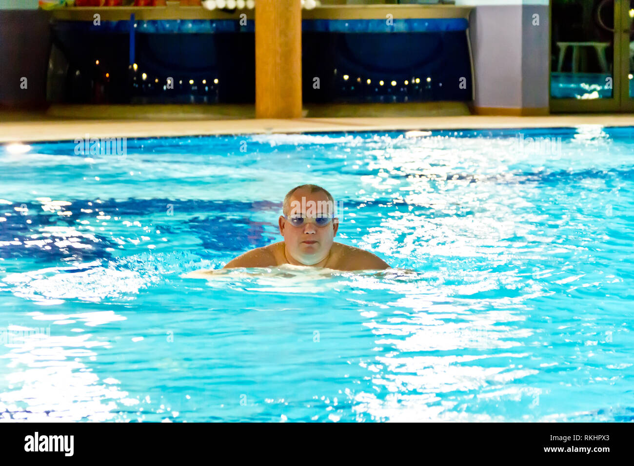 Old man fat portrait hi-res stock photography and images - Alamy