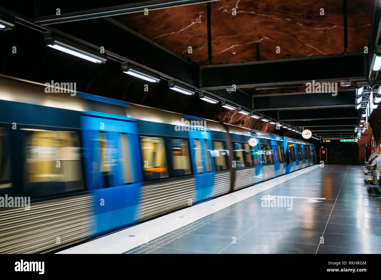 Subway Station Stockholm Sweden High Resolution Stock Photography and ...