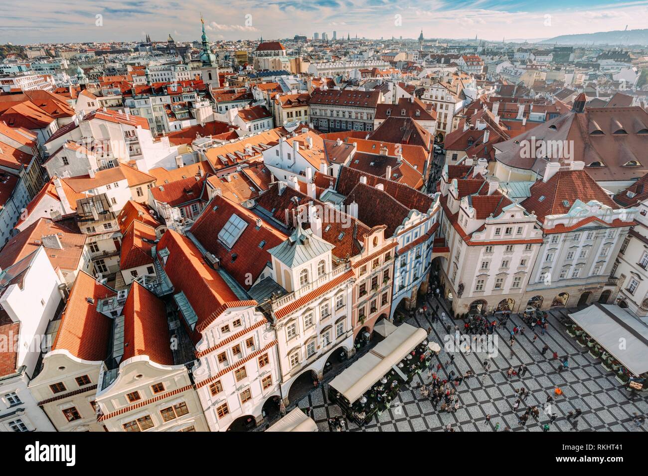 Prague viewpoint tower cityscape hi-res stock photography and images ...