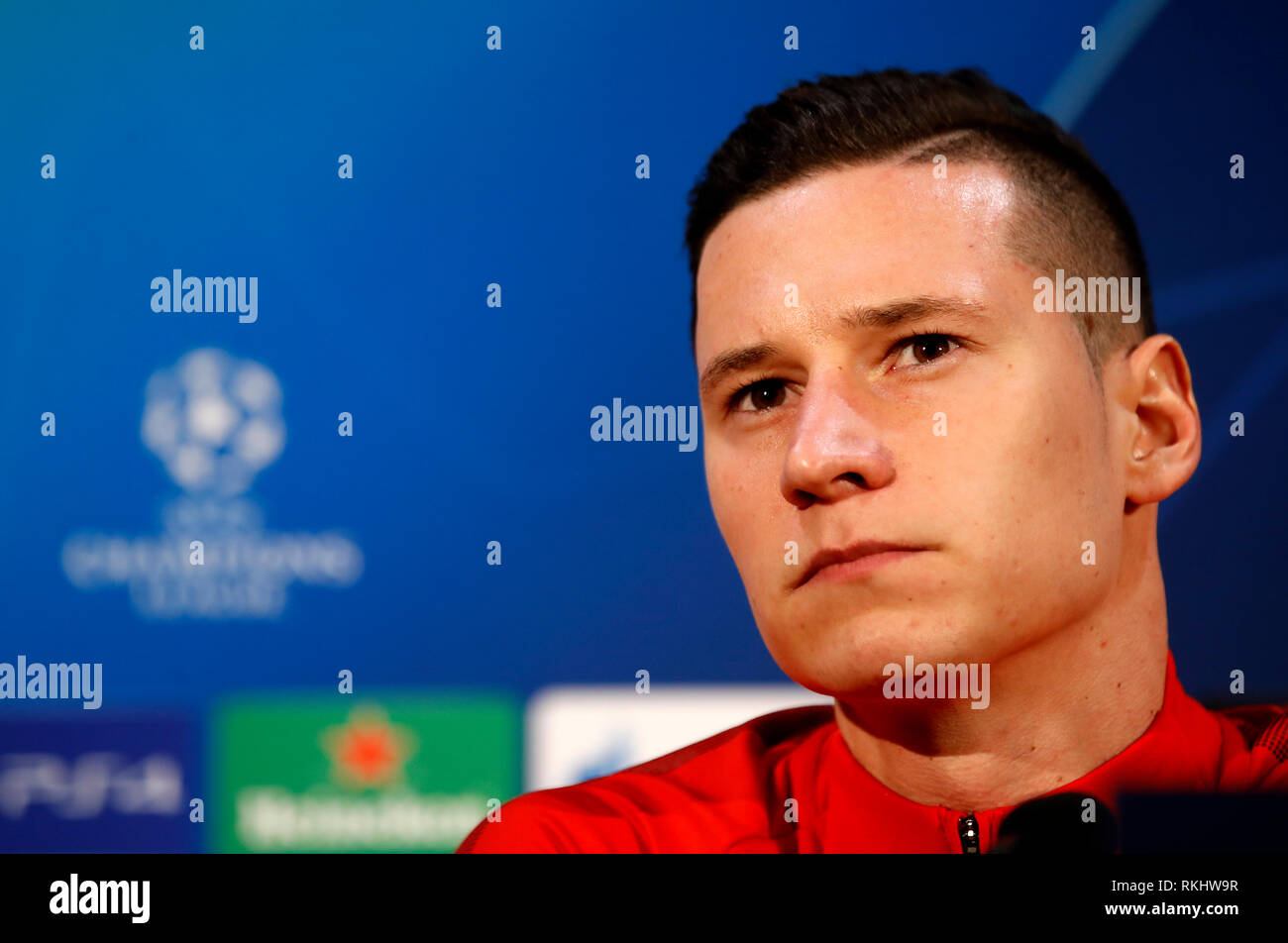 Paris Saint Germain's Julian Draxler during the press conference at Old ...