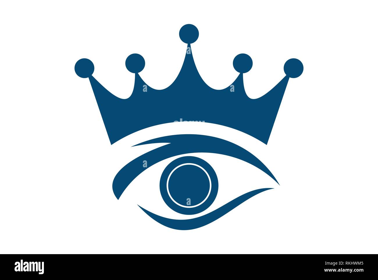 eye king abstract logo icon Stock Vector Image & Art - Alamy