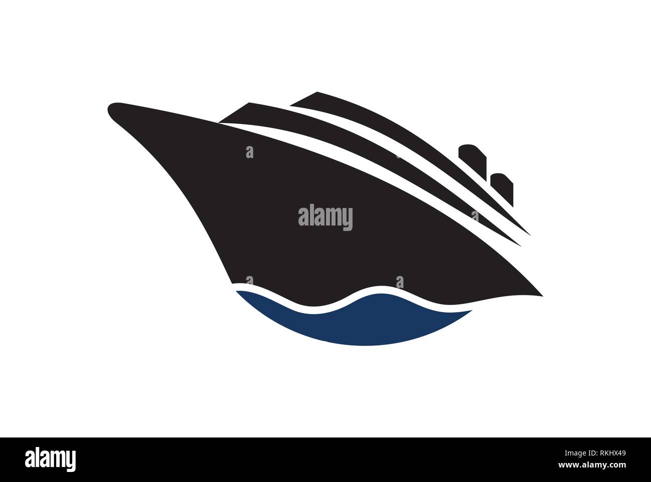 cruise ship logo icon Stock Vector Image & Art - Alamy
