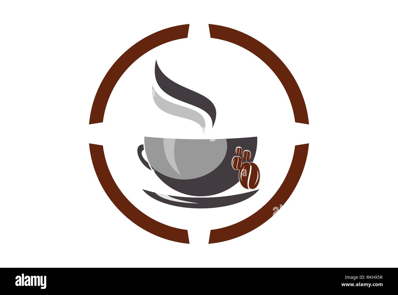 coffee cup hot logo icon Stock Vector Image & Art - Alamy