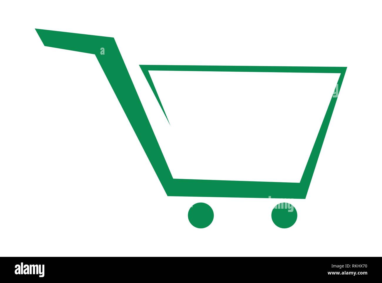 Trolley basket signage hi-res stock photography and images - Alamy