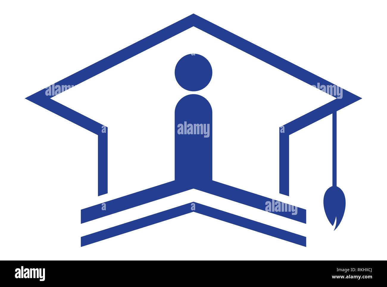 academic bachelor logo icon Stock Vector Image & Art - Alamy