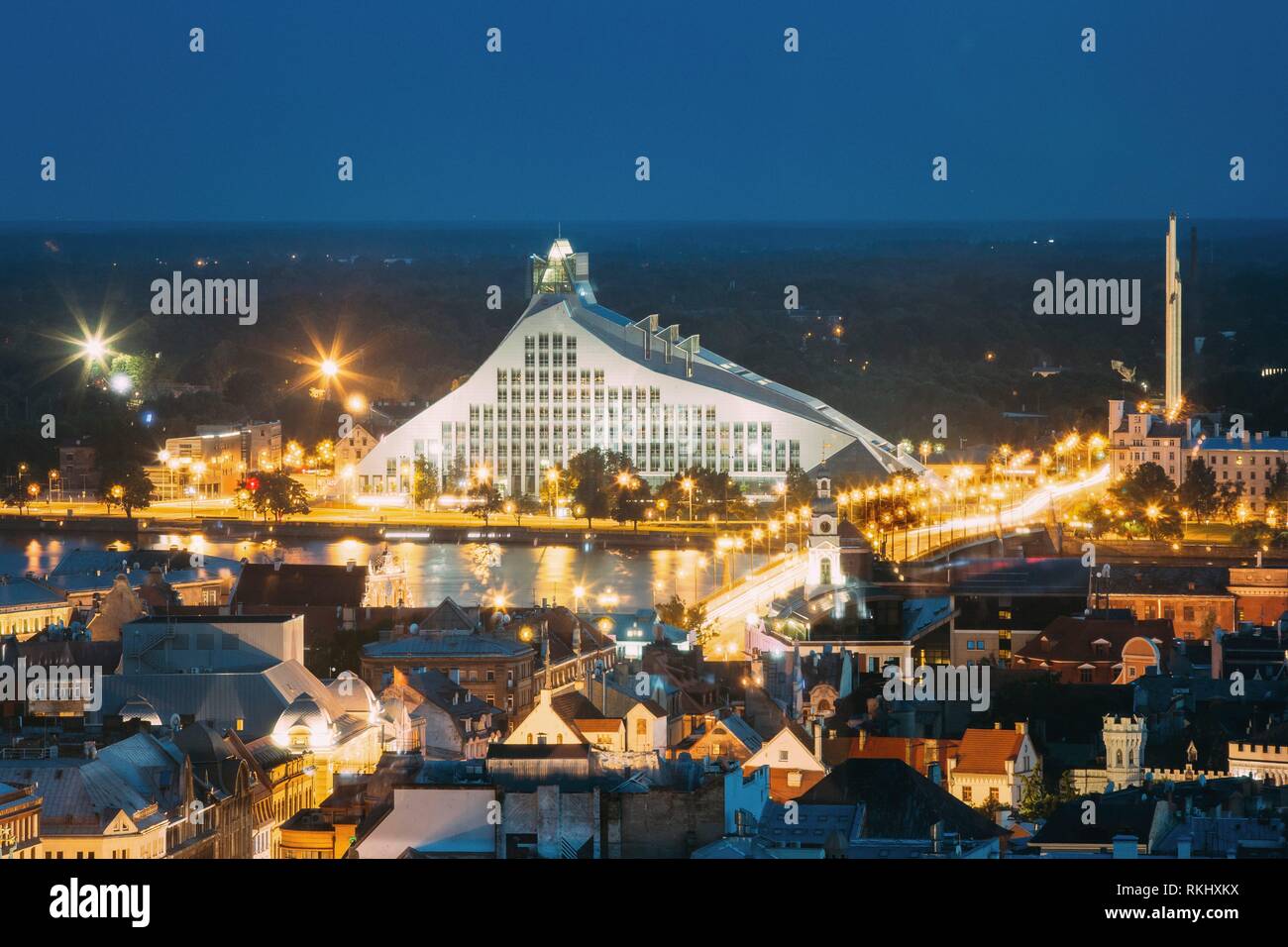 Riga Latvia Aerial Stock Photos & Riga Latvia Aerial Stock Images - Alamy