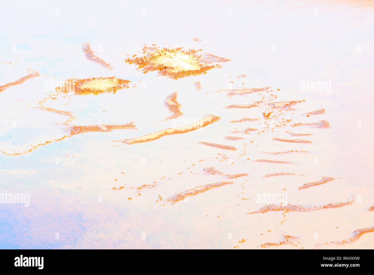 Surface of river soil with minerals Stock Photo - Alamy