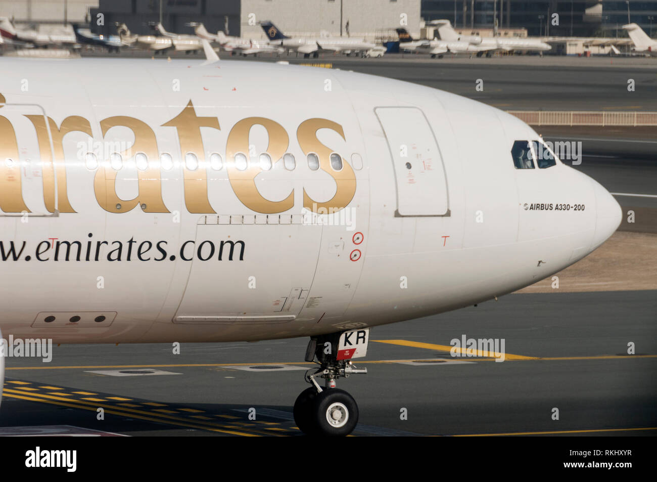 Emirates airbus 330 200 aircraft hi-res stock photography and images ...