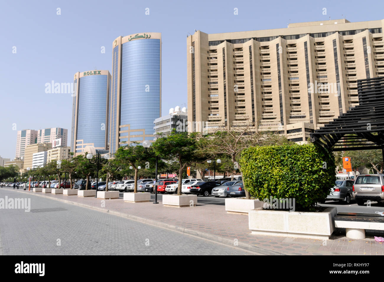 Deira Twin Towers Shopping Mall on Baniyas Road, in Deira in old Dubai ...