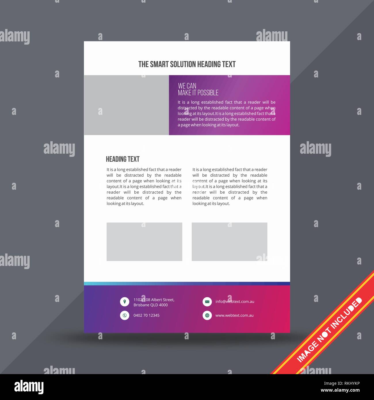 Template website design layout Stock Vector Images - Alamy