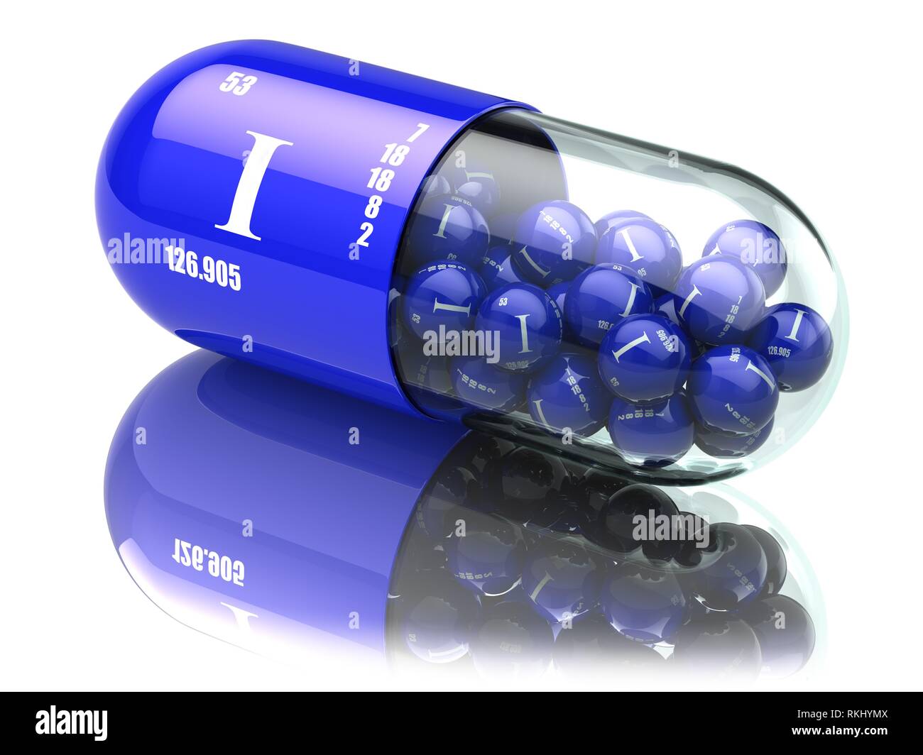Iodine tablet Cut Out Stock Images & Pictures - Alamy