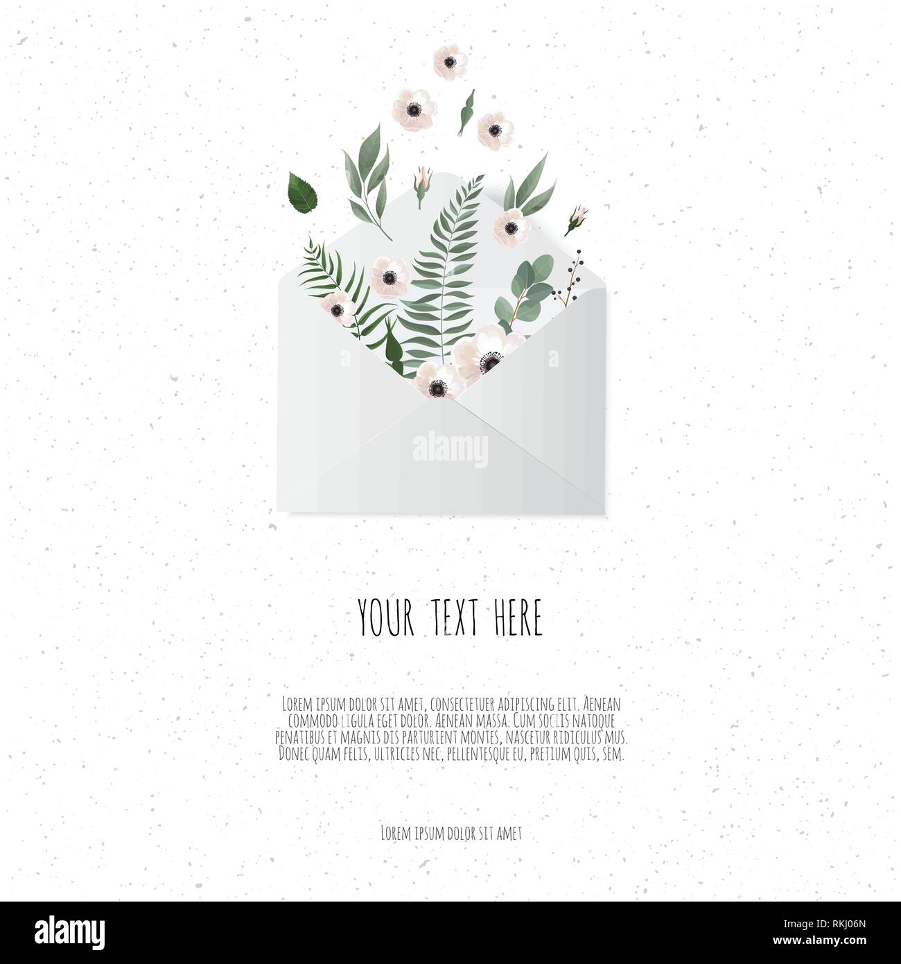 Envelope blank letter pen Stock Vector Images - Alamy