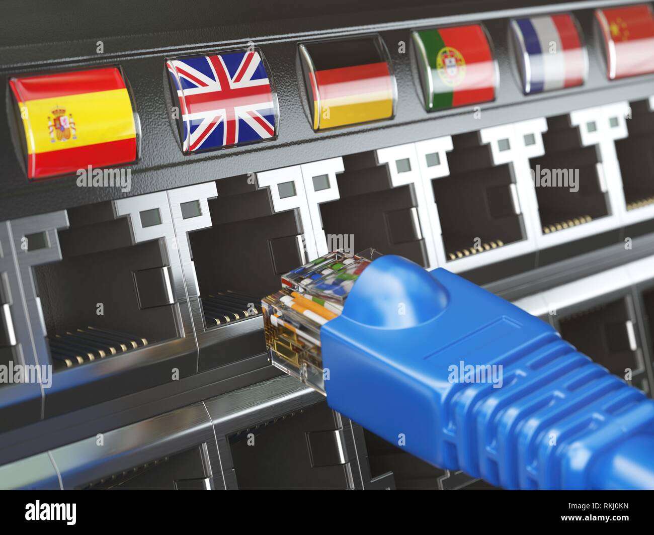 Country connection illustration hi-res stock photography and images - Alamy