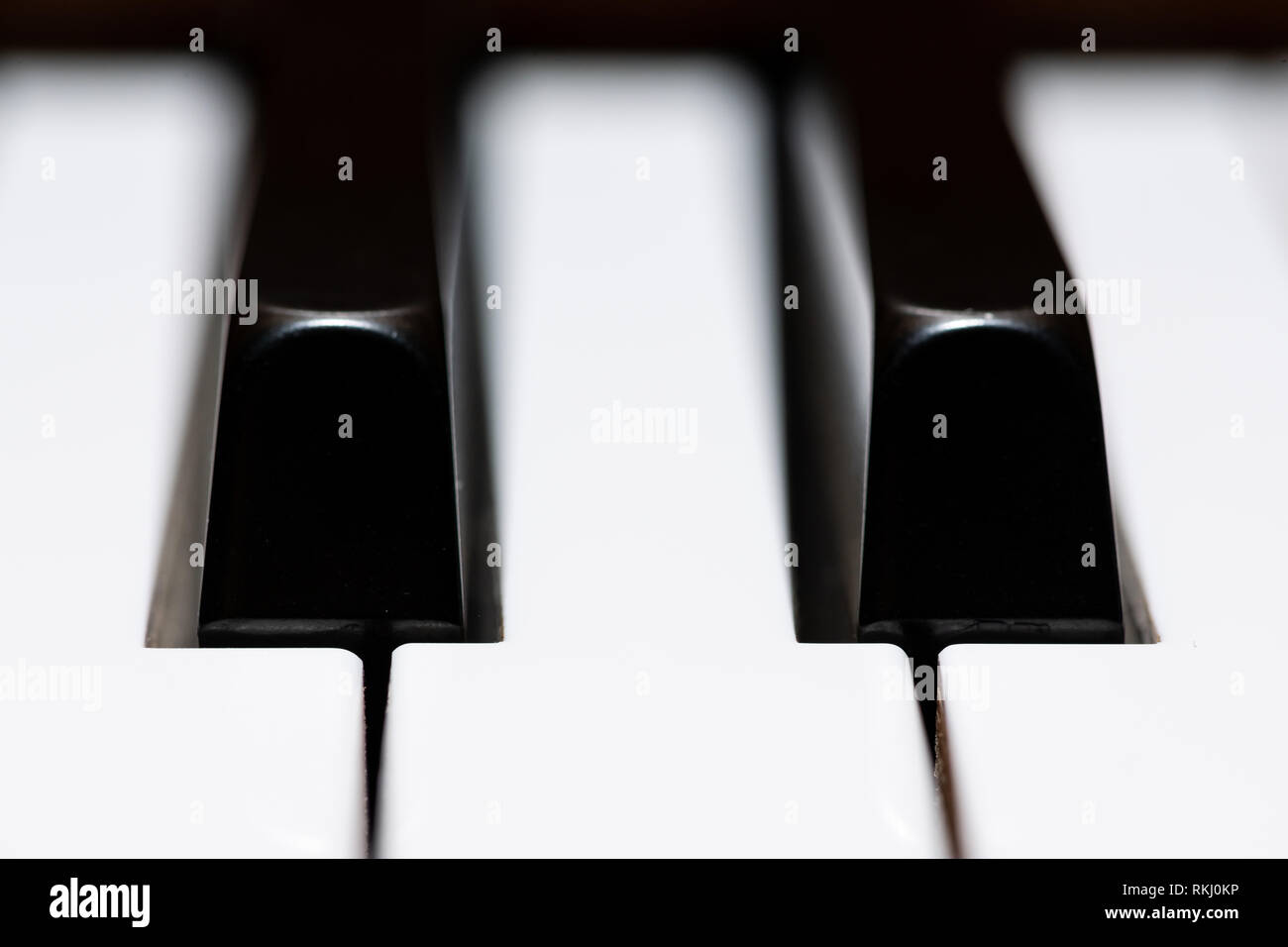 Abstract closeup of piano keys of a piano Stock Photo - Alamy
