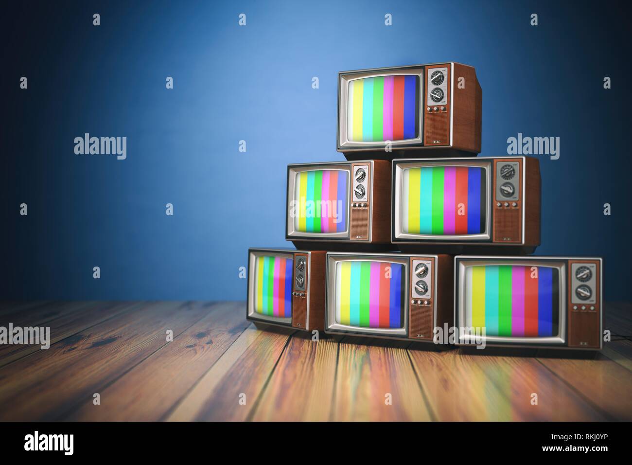 Retro Television Illustration High Resolution Stock Photography and ...