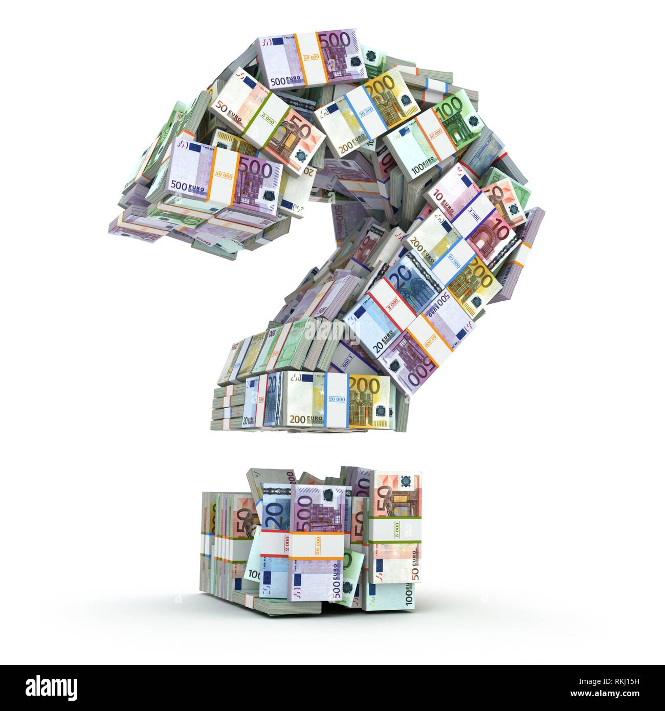 Money question mark Cut Out Stock Images & Pictures - Alamy