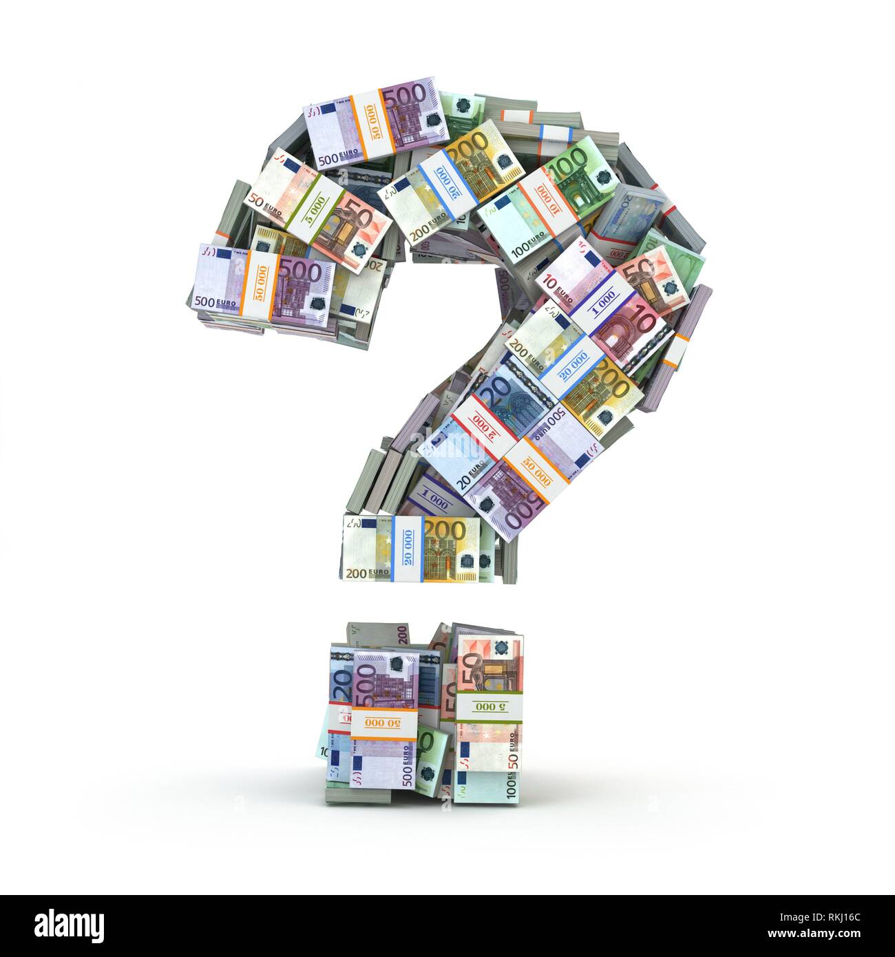 Money question mark Cut Out Stock Images & Pictures - Alamy