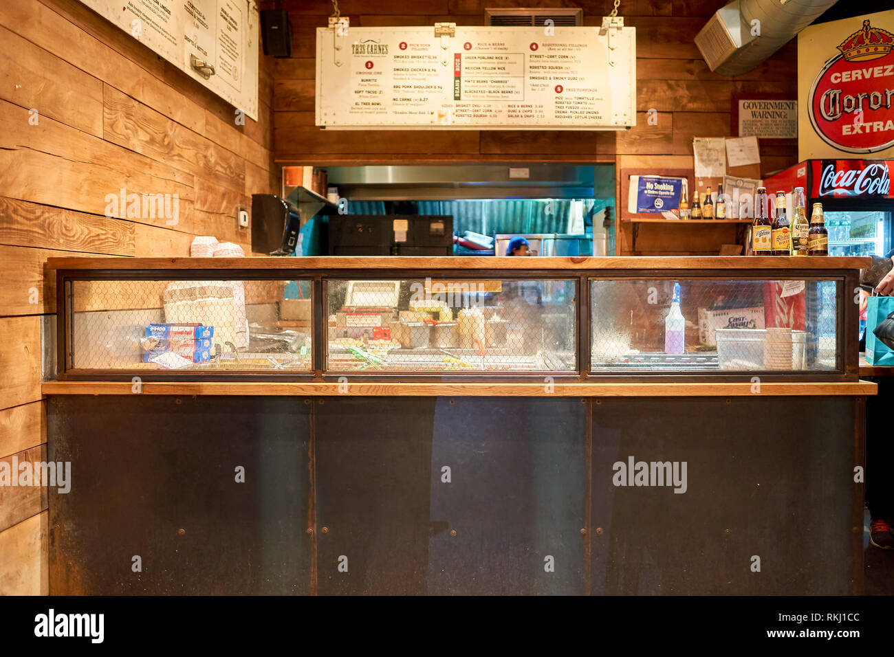 Barbeque restaurant interior hi-res stock photography and images - Alamy