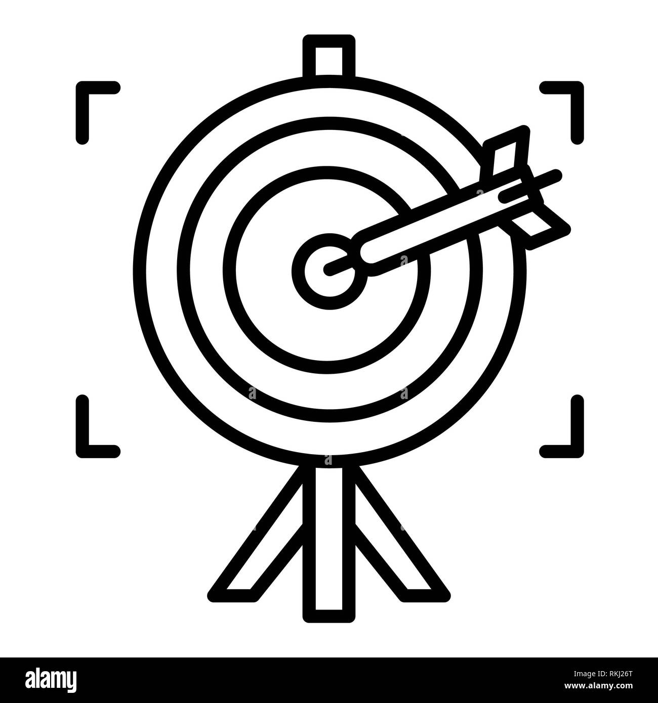 Target outline hi-res stock photography and images - Alamy