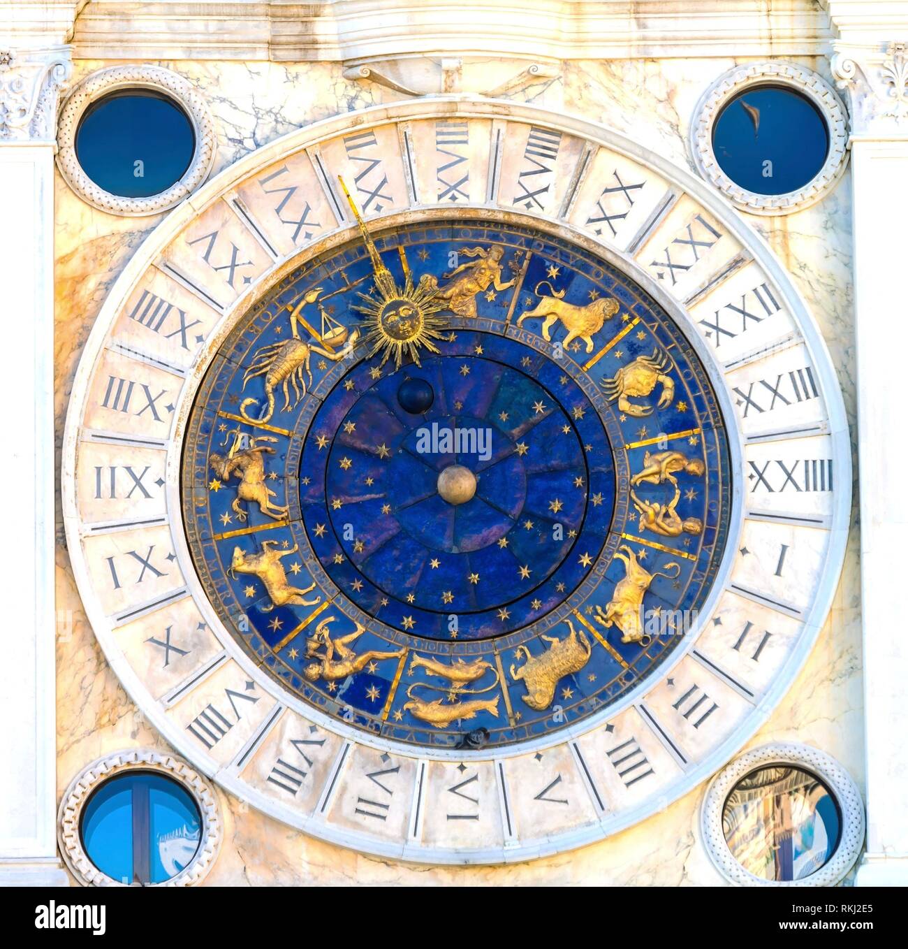 Venetian gothic clock tower hi-res stock photography and images - Alamy