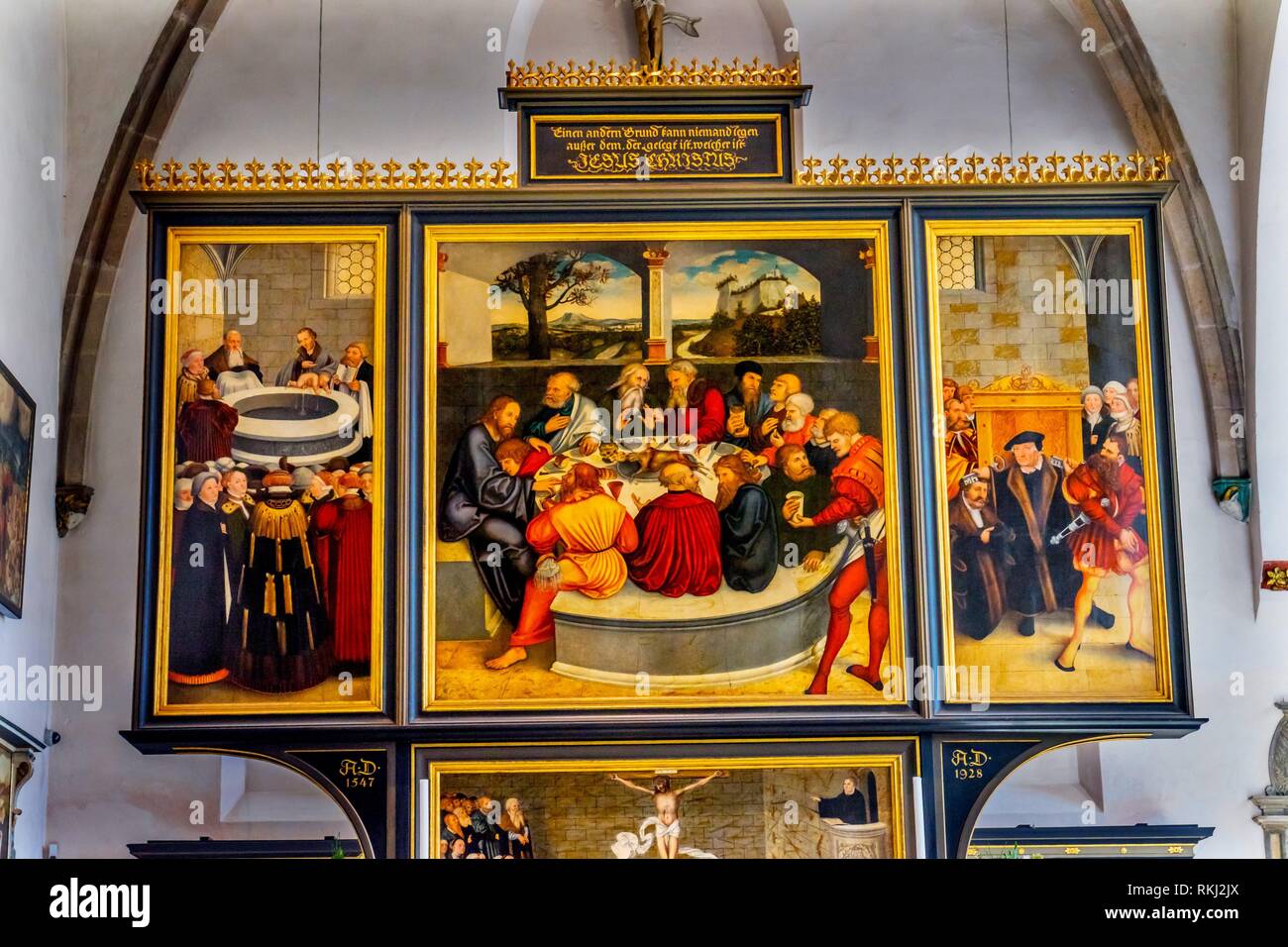 Cranach wittenberg altarpiece hi-res stock photography and images - Alamy