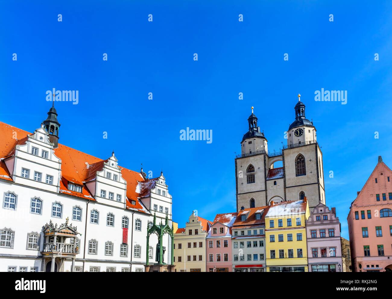 Martin luther statue wittenberg hi-res stock photography and images - Alamy