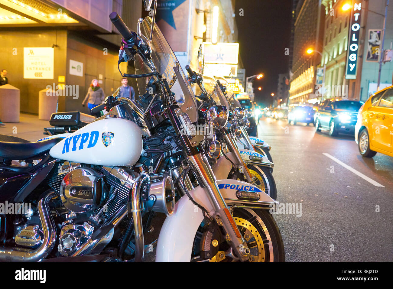 Nypd new york city motorcycle hi-res stock photography and images - Alamy