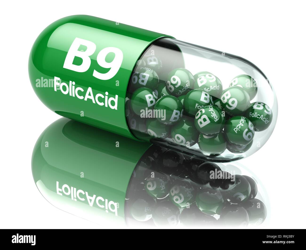 Folic acid pill hi-res stock photography and images - Alamy
