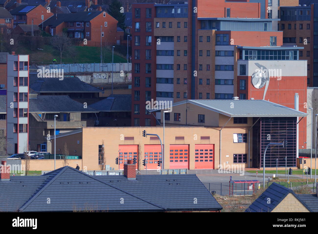 Leeds fire and rescue station hi-res stock photography and images - Alamy