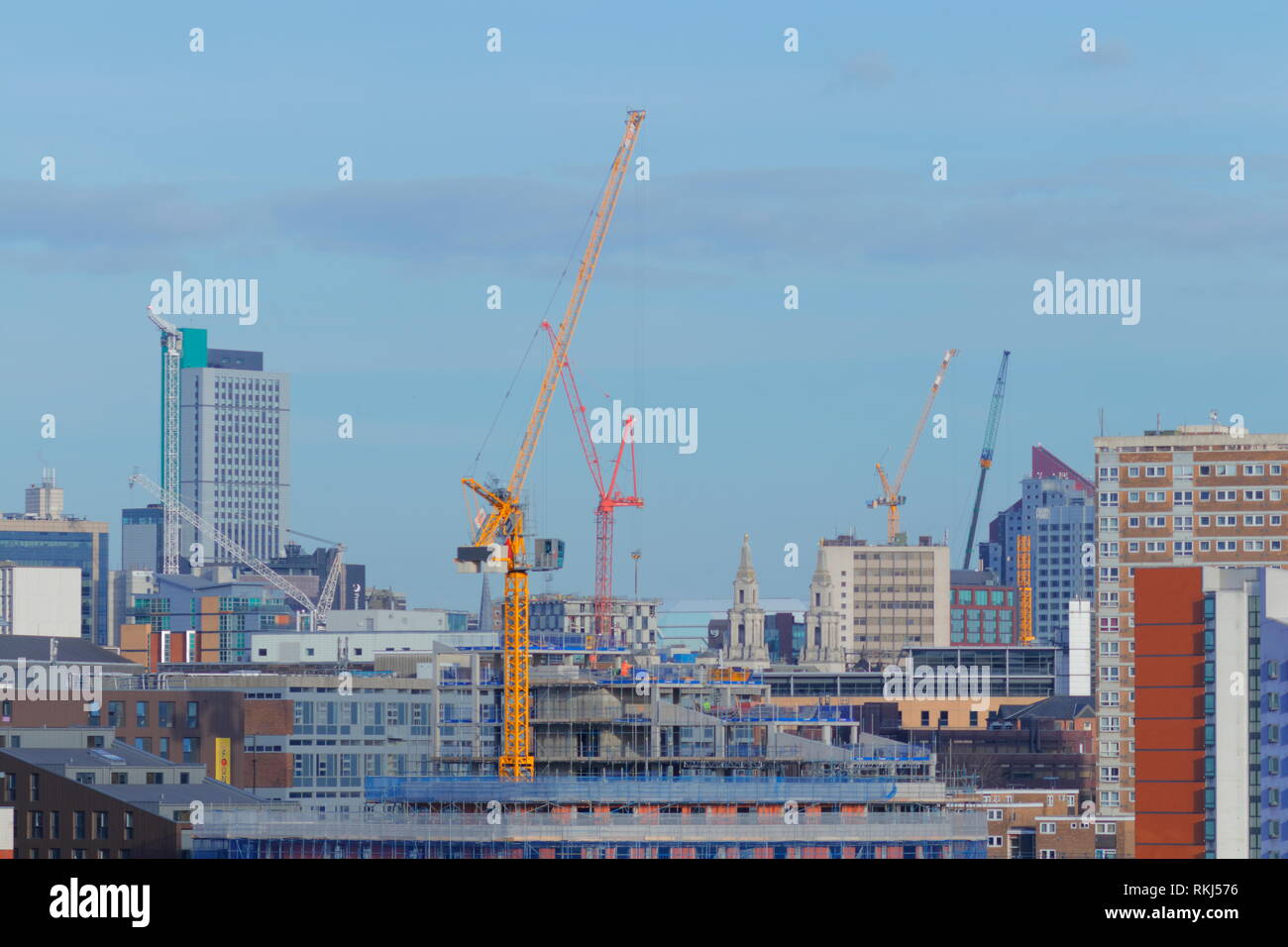 Leeds city centre development hi-res stock photography and images - Alamy