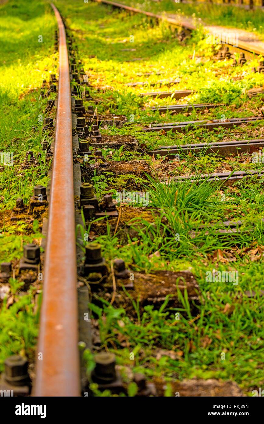 Green rails hi-res stock photography and images - Alamy