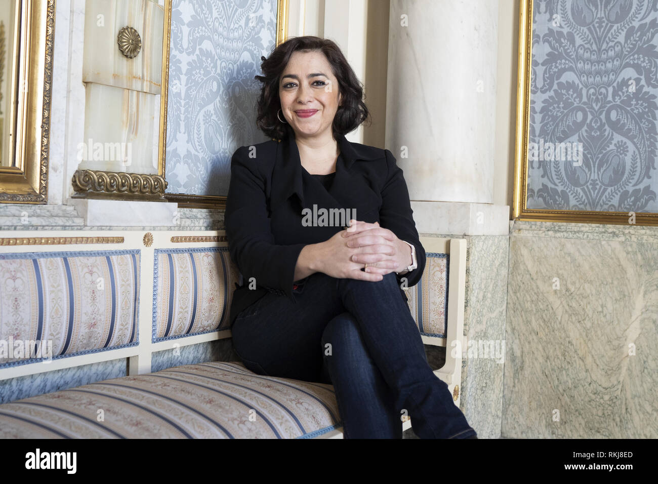 Actress Maria Isasi poses during a portrait session in Madrid, Spain ...