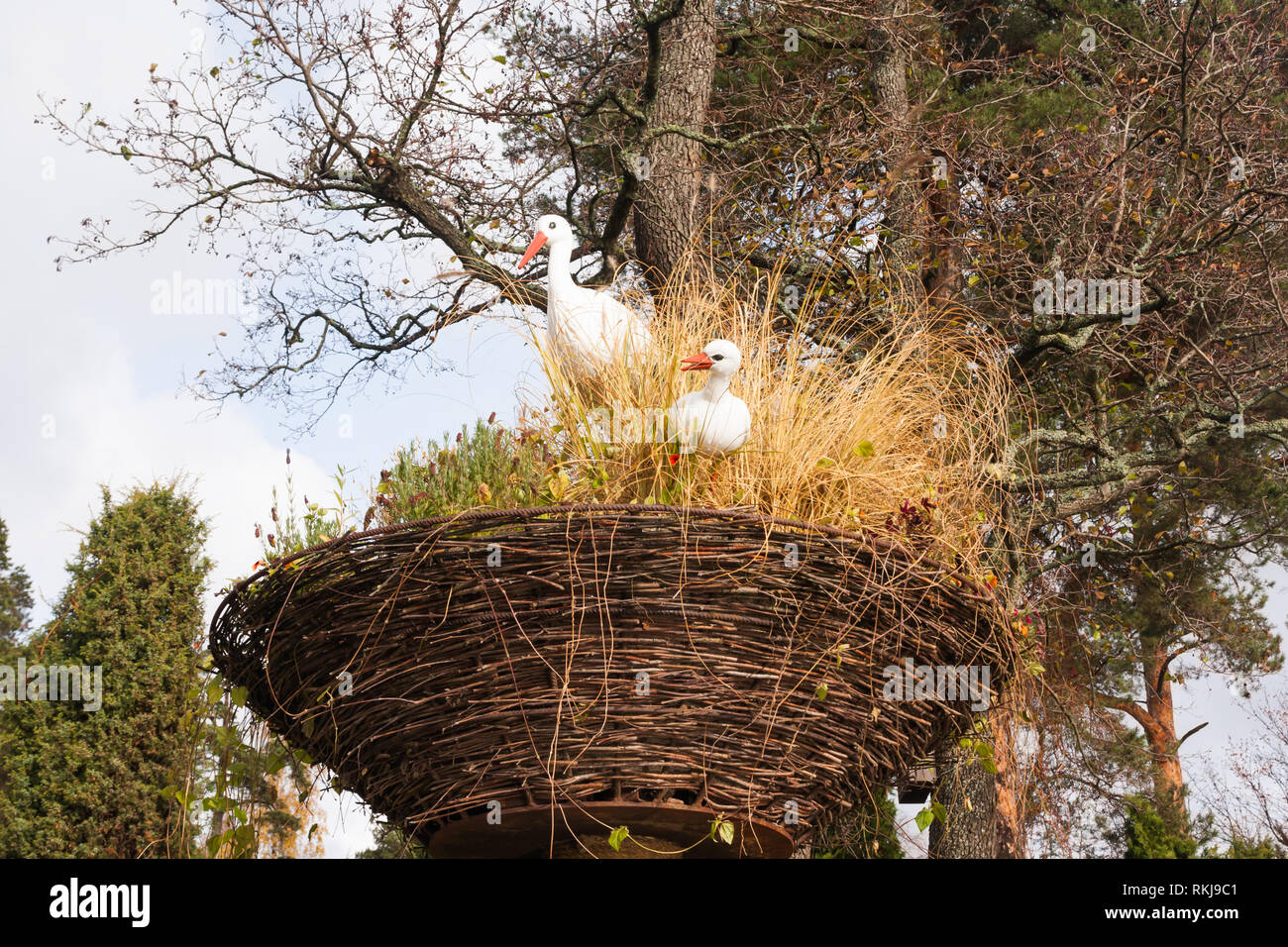 Artificial stork nest hi-res stock photography and images - Alamy