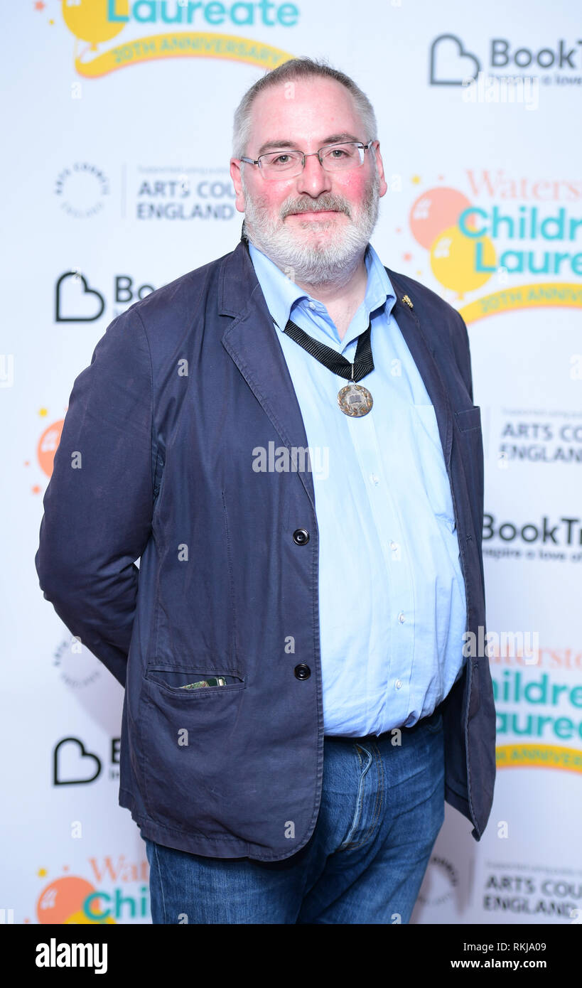 Chris Riddle attends a photo call celebrate 20 Years of the Waterstones ...