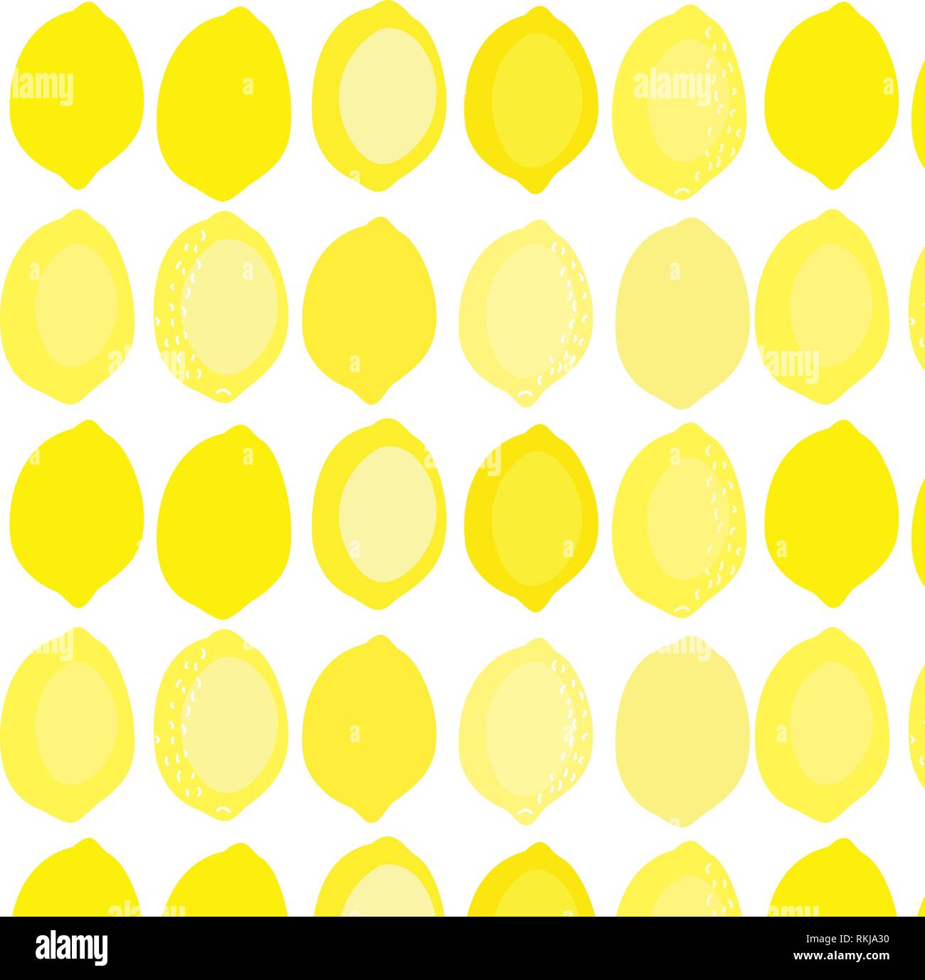 Vector yellow lemons pattern illustration background Stock Vector Image ...