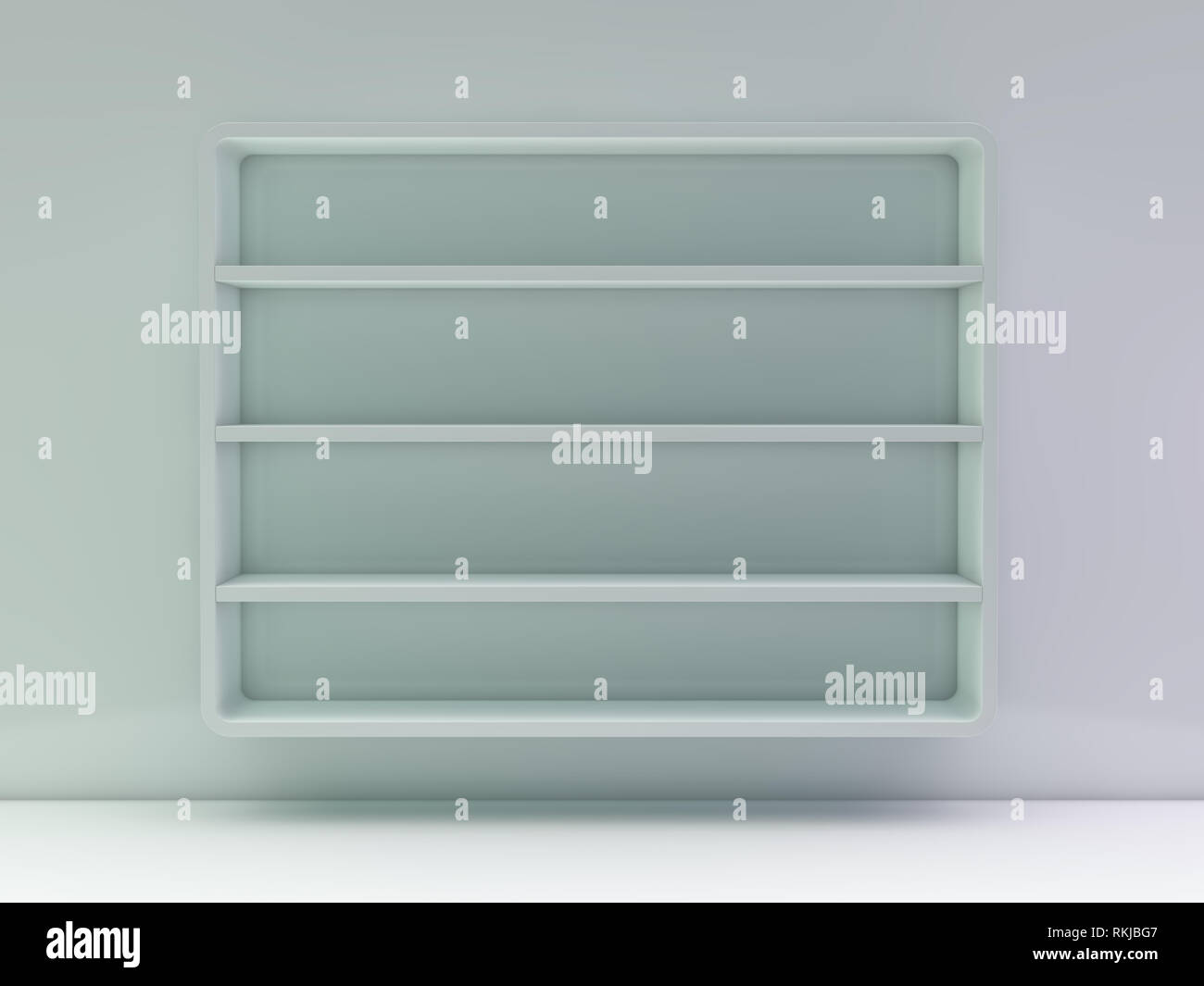 Single empty shelf wall hi-res stock photography and images - Alamy