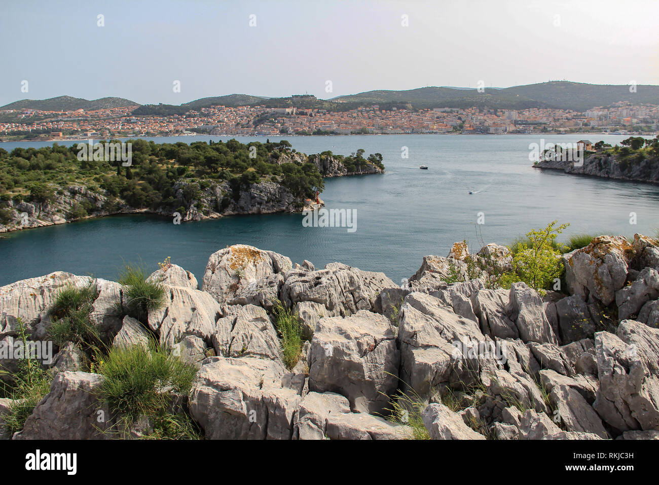 Channel of St. Anthony at Sibenik in Croatia Stock Photo - Alamy