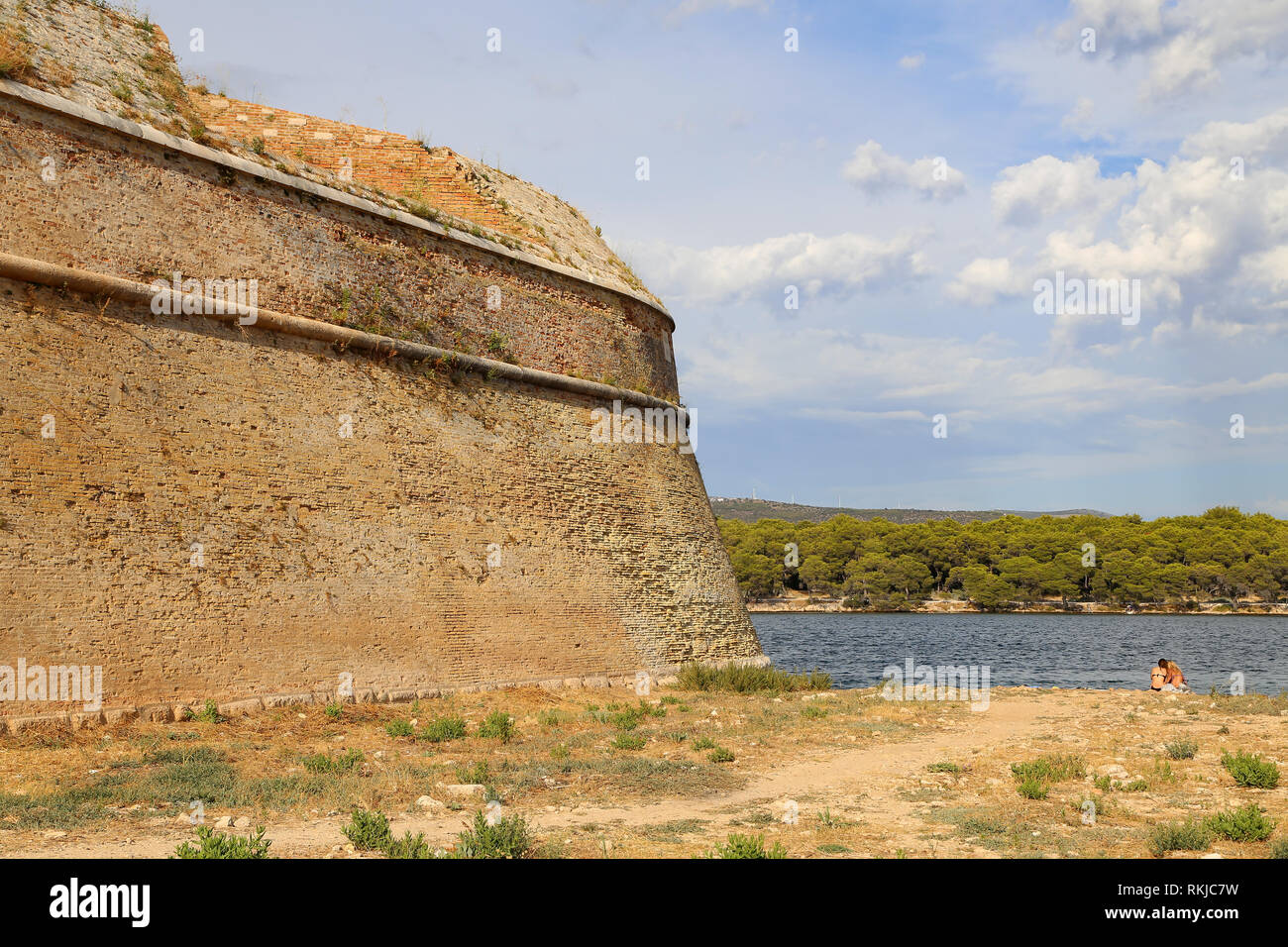 St. Nicholas Fortress / St. Nicholas Fortress - Sibenik, Croatia Stock ...