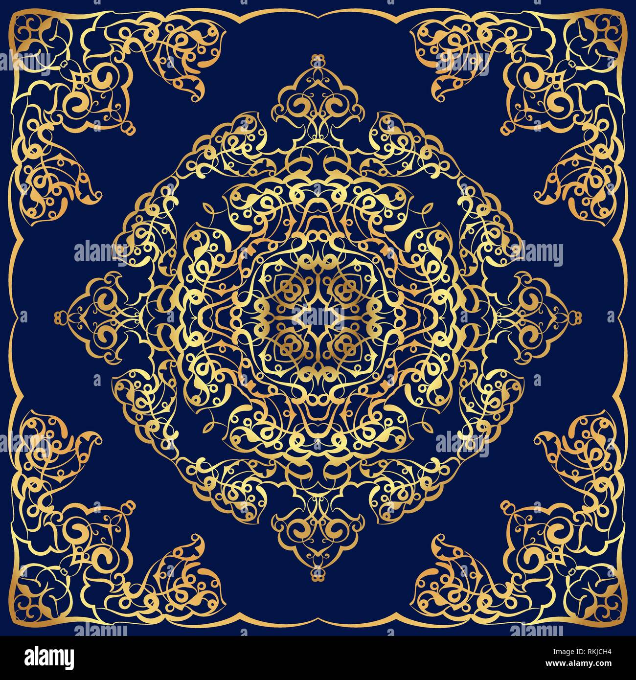 Gold shawl Stock Vector Images - Alamy