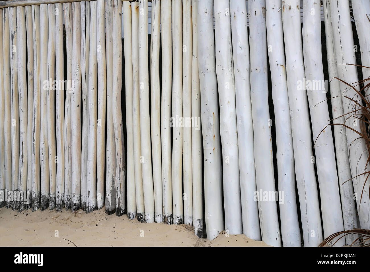 Timber palisade enclosure hi-res stock photography and images - Alamy
