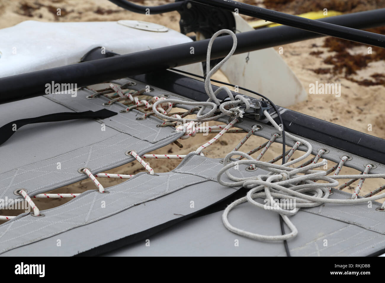 Tarpaulin rope hi-res stock photography and images - Alamy