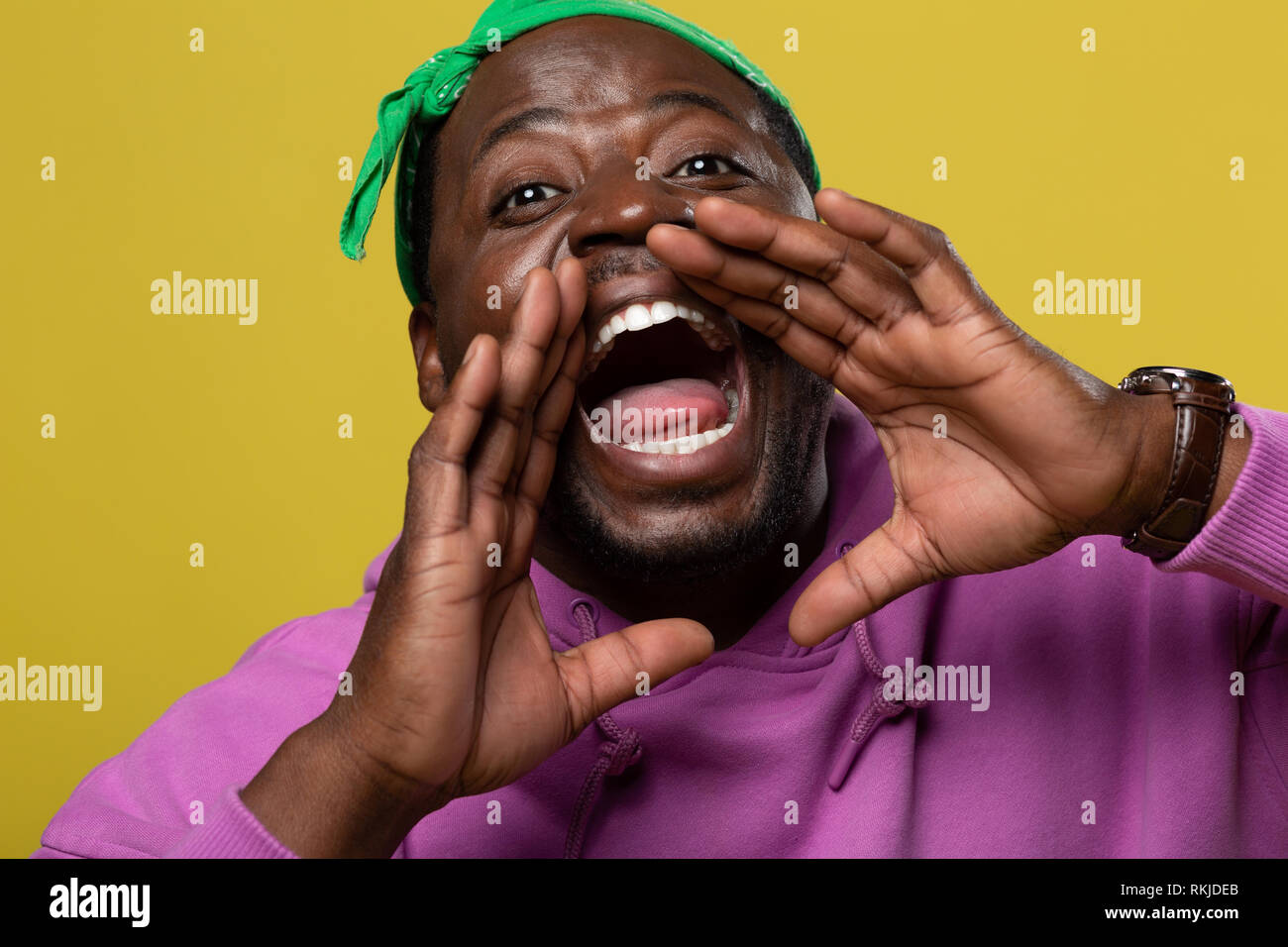 Close up emotional model hi-res stock photography and images - Alamy