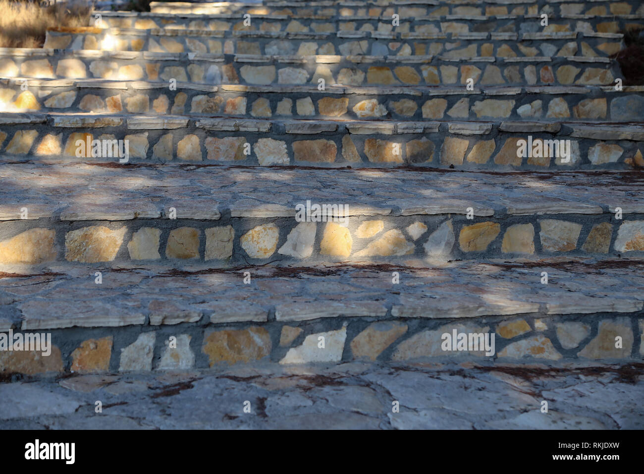 Stairs from natural stone Stock Photo - Alamy