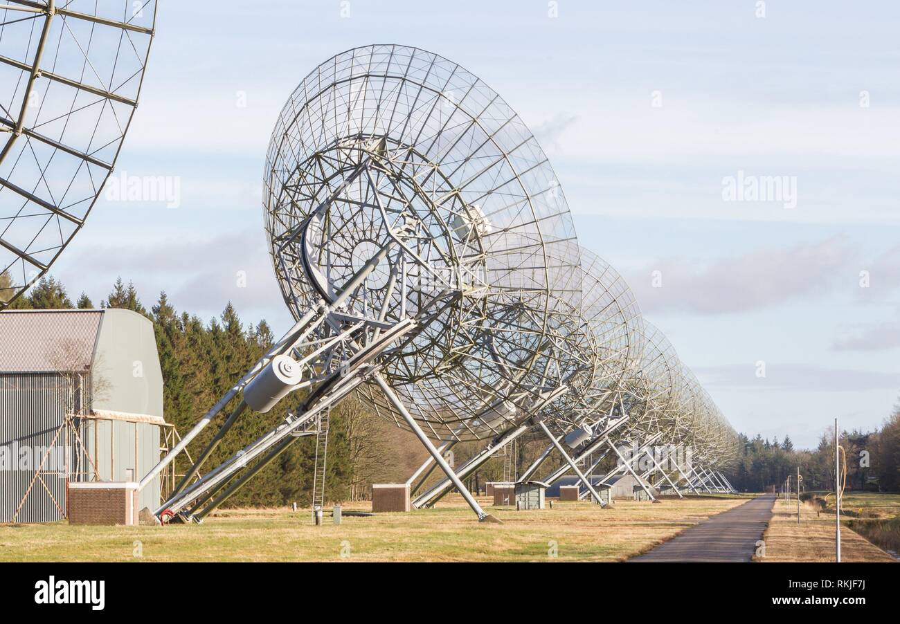 Large array radio telescope in the Netherlands Stock Photo - Alamy