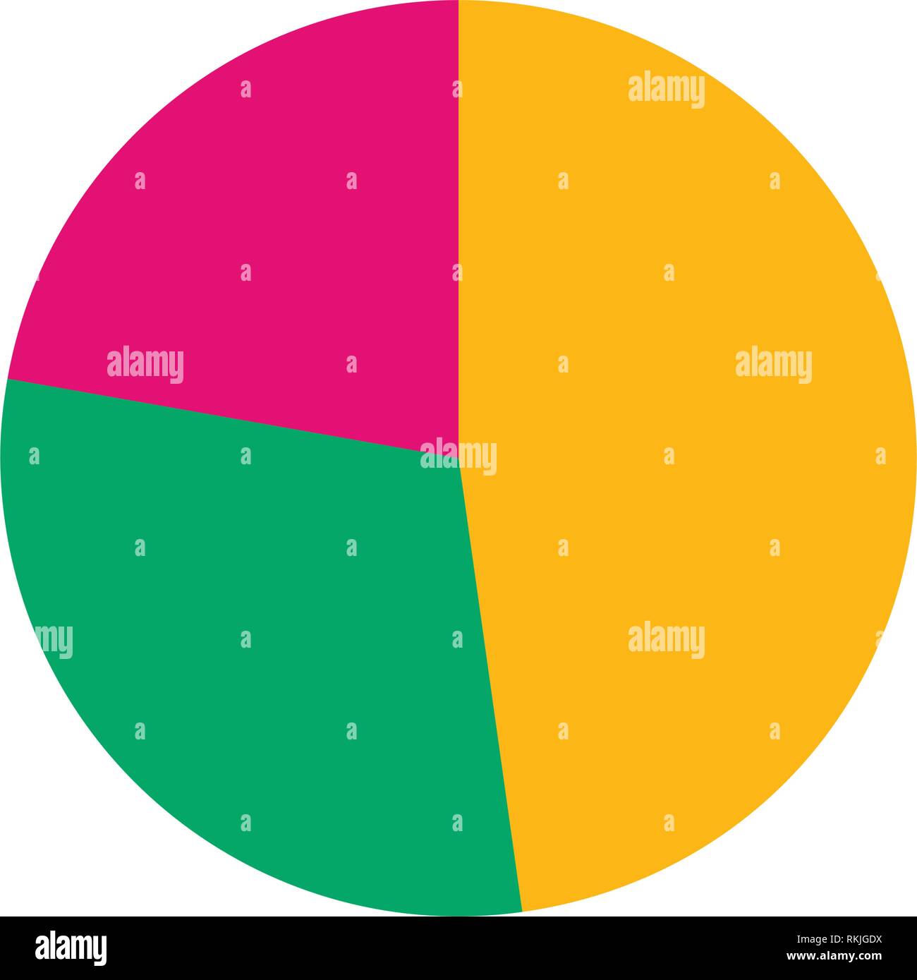 Colorful Business Pie Chart for Your Documents, Reports web or ...