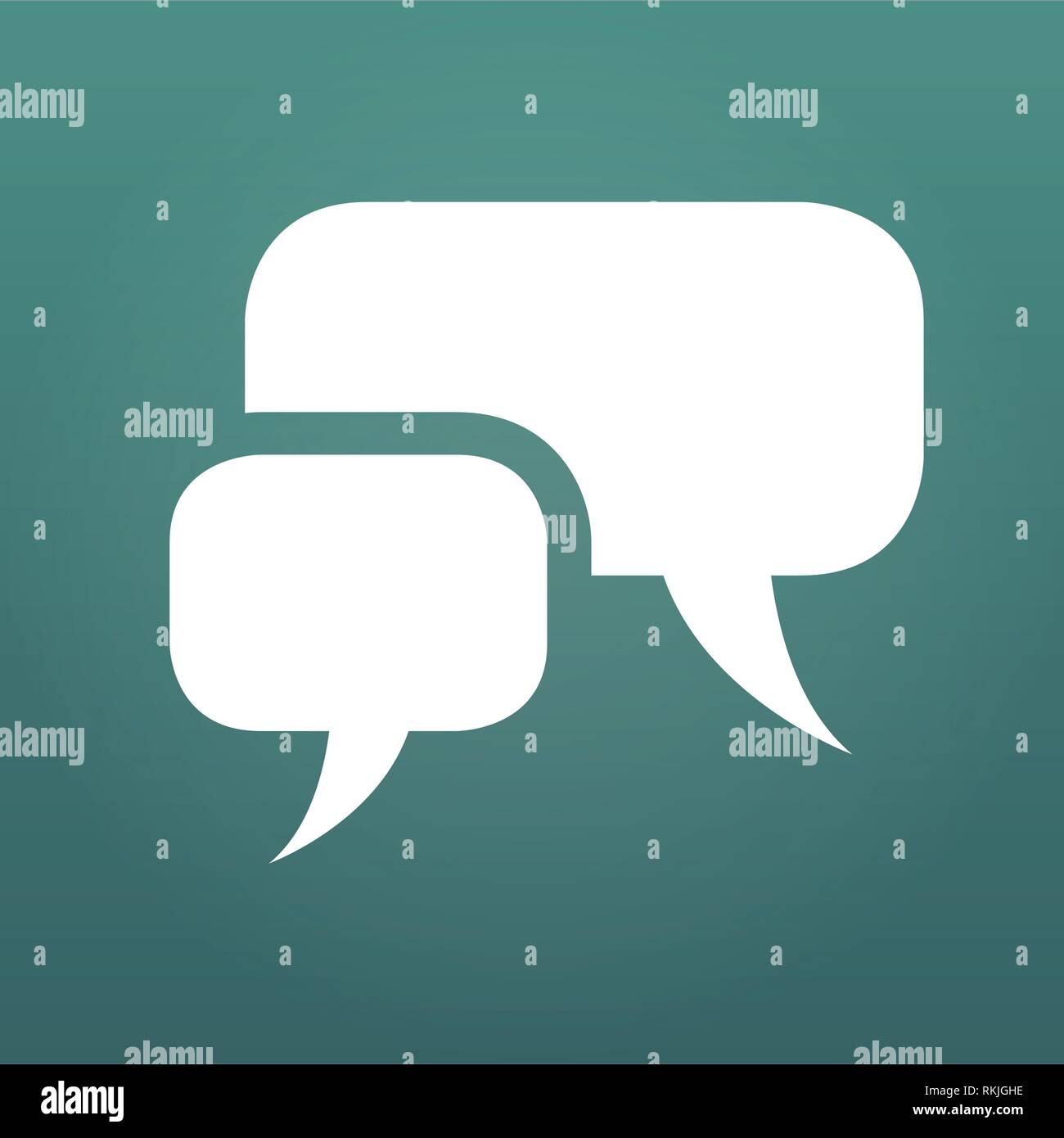 white bubbles for speech on a modern background. Elements for design ...